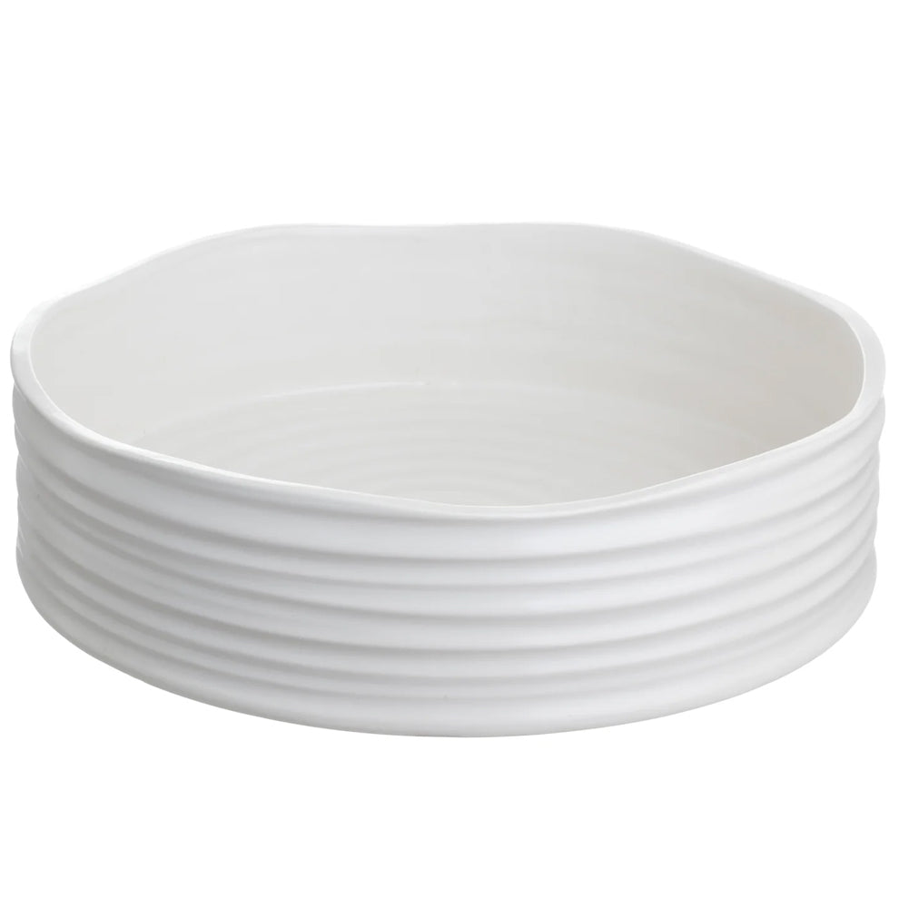 14" Urban Coil Bowl - White — Baisch & Skinner
